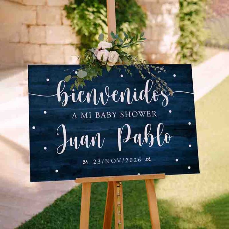 Letrero baby shower decoracion Mod.2 | SuperCreativa