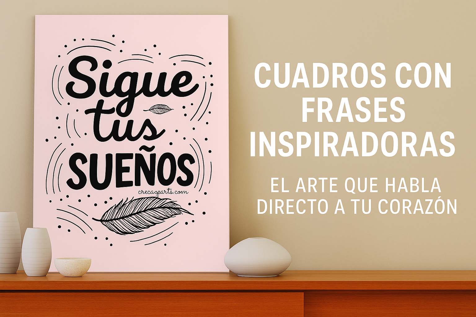Cuadros con Frases Inspiradoras: El Arte que Habla Directo a tu Corazón ...