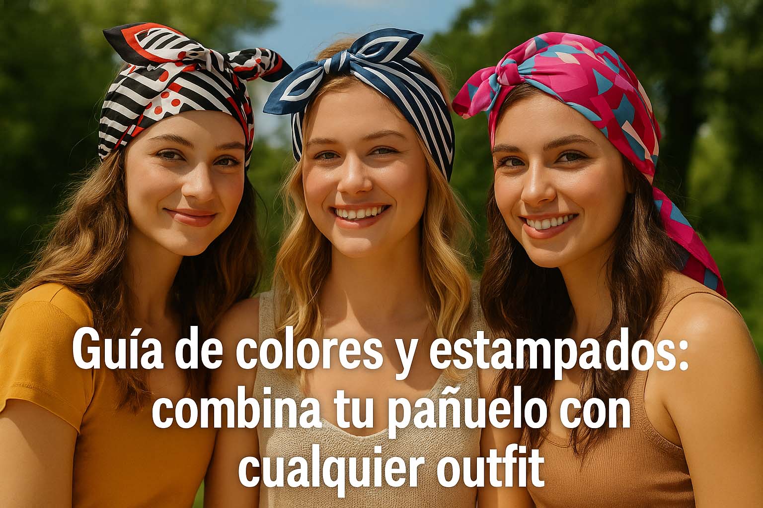 Guía de colores y estampados: combina tu pañuelo con cualquier outfit ...
